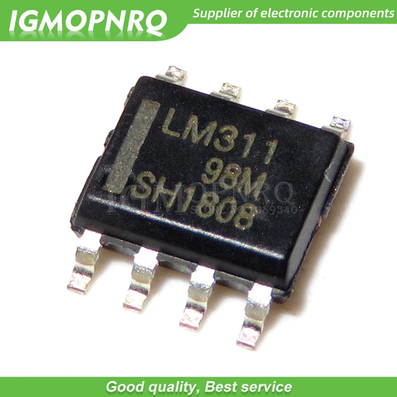 10pcs Lm311 Sop-8 Comparators Diff Comparator New Original - Integrated ...