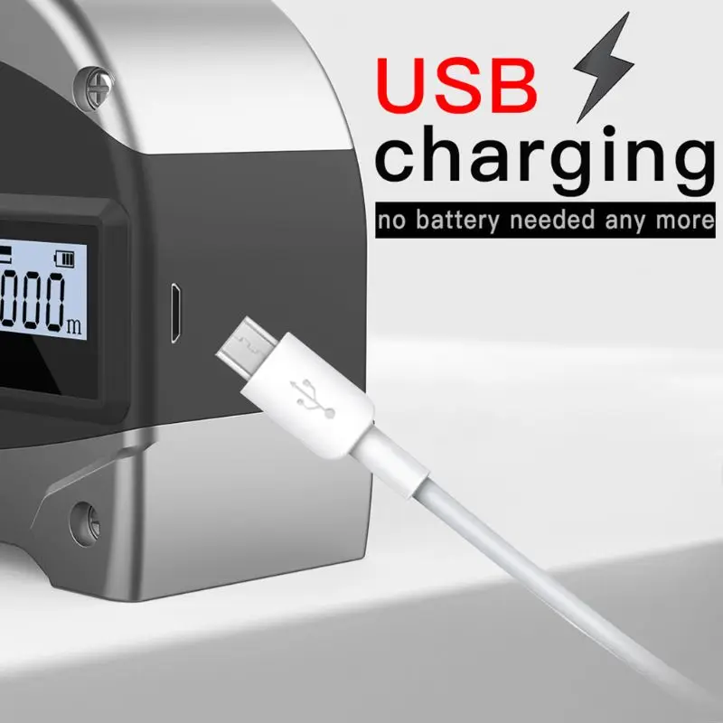 Mètre à bande numérique télémètre Laser 2 en 1 98ft-30m Distance de ...