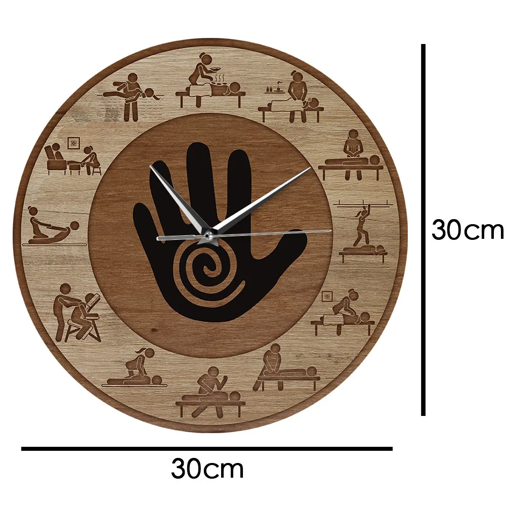 CENTER MASSAGE SPA Wellness Wall clock Vinyl Clock Home Décor Home ...