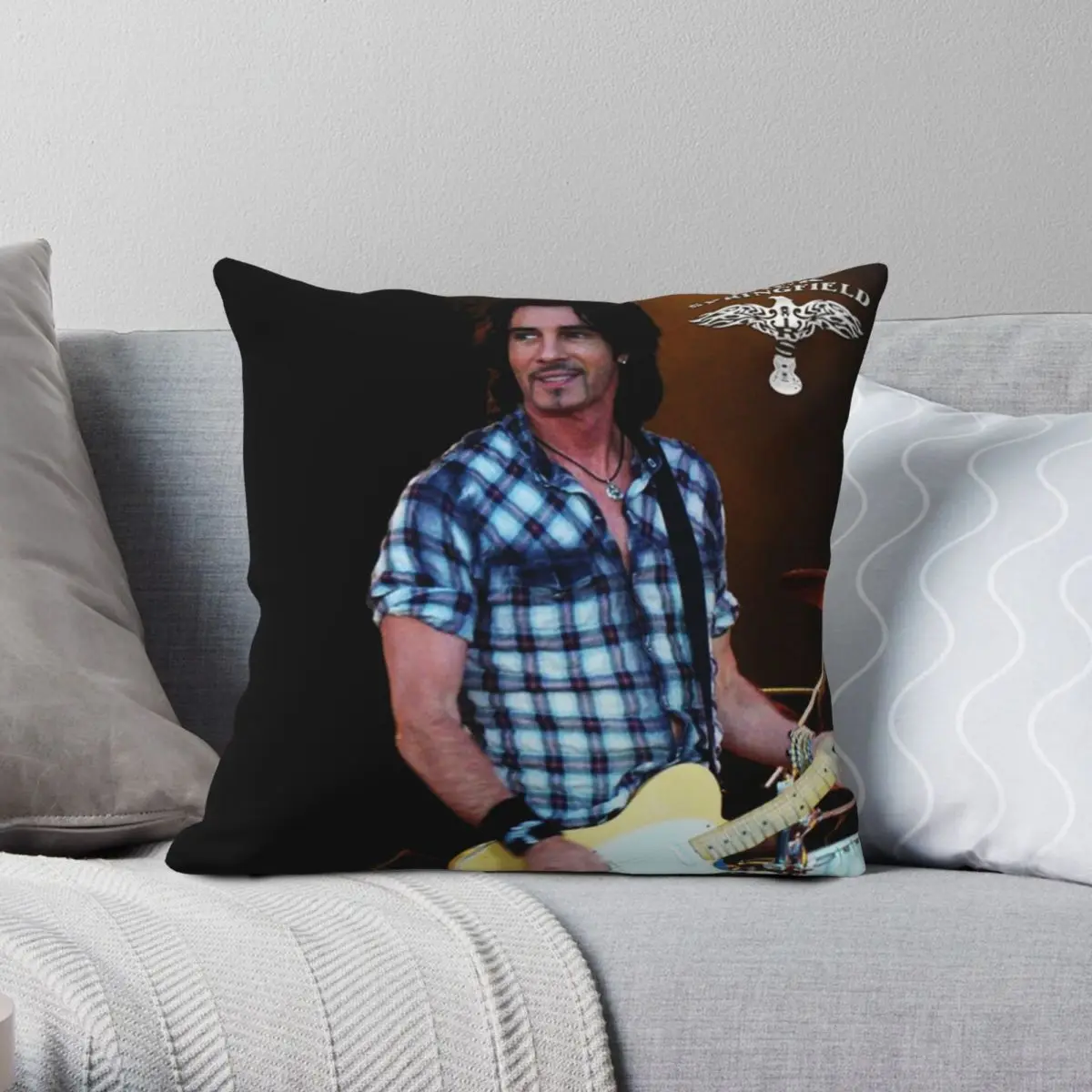 Rick-Springfield-Singer-Man-Square-Pillowcase-Polyester-Linen-Velvet ...