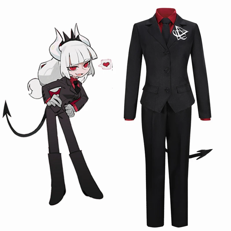 Game-Helltaker-the-Ceo-of-Hell-Lucifer-Cosplay-Costume-Adult-Women-Men ...
