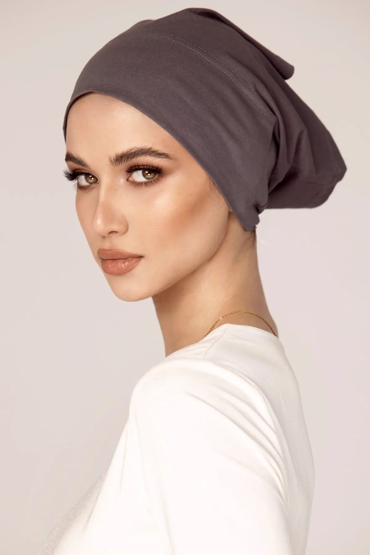 JTVOVO-2021-New-Muslim-Solid-Color-Modal-Inner-Cap-Elastic-Hijab ...