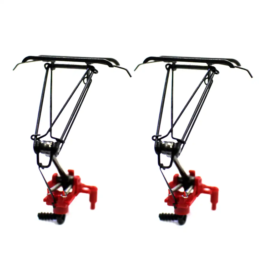 2Pcs 1:87 HO Scale Train Electric Traction Pantograph Train Arm Bow for ...