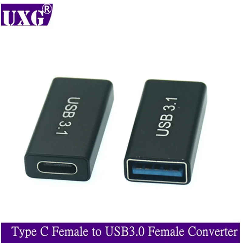 1pcs-Type-C-Adapter-Female-to-USB3-0-Female-Converter-Portable-USB-C ...