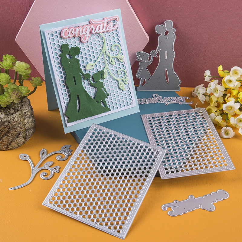 Craft Metal Cutting Dies Die Cut Background Frame Couple Decoration ...