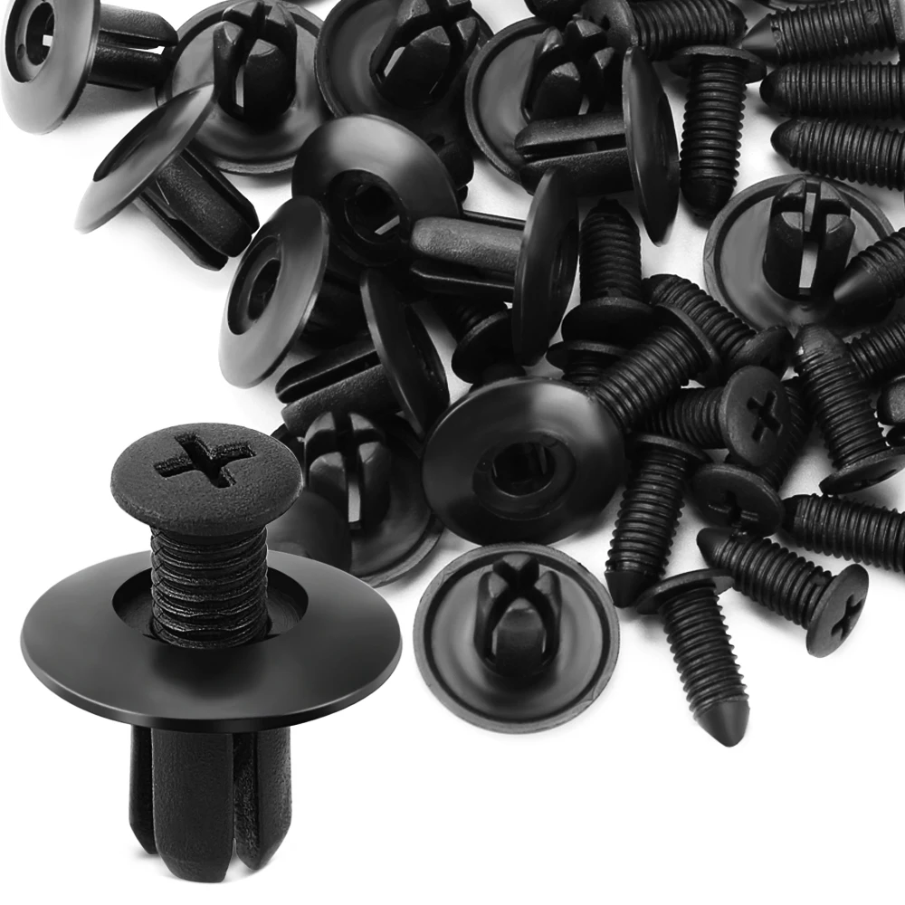 20PCS 8mm Car Plastic Screw fasteners for Hyundai Solaris ix35 i20 i30 ...