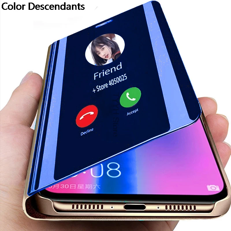 Luxury Smart Mirror Case For Xiaomi Redmi 6 Cases Fundas Magnetic ...