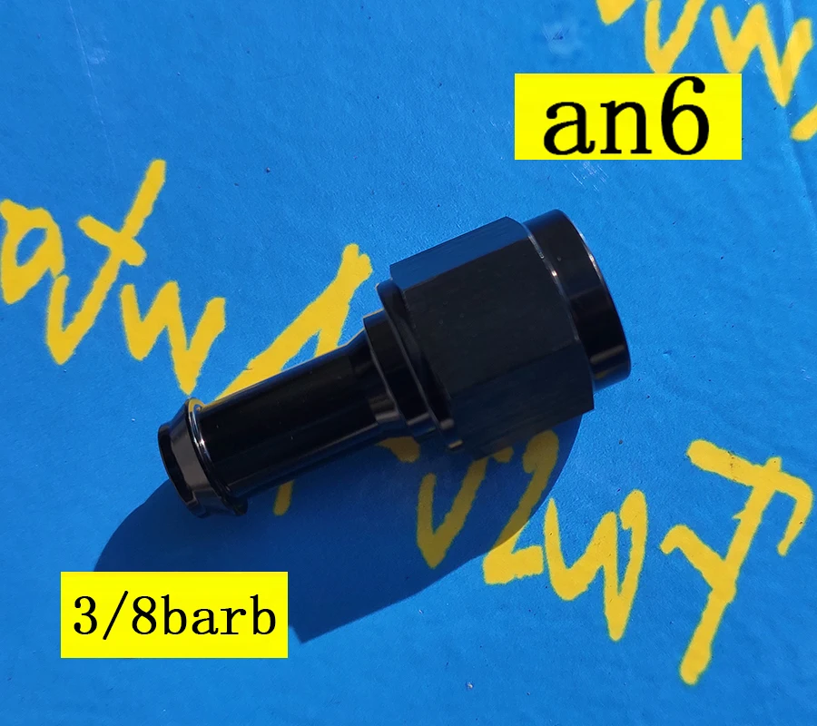 black-9-16-18unf-thread-an6-6an-an-6-female-to-3-8-10mm-barb-hose