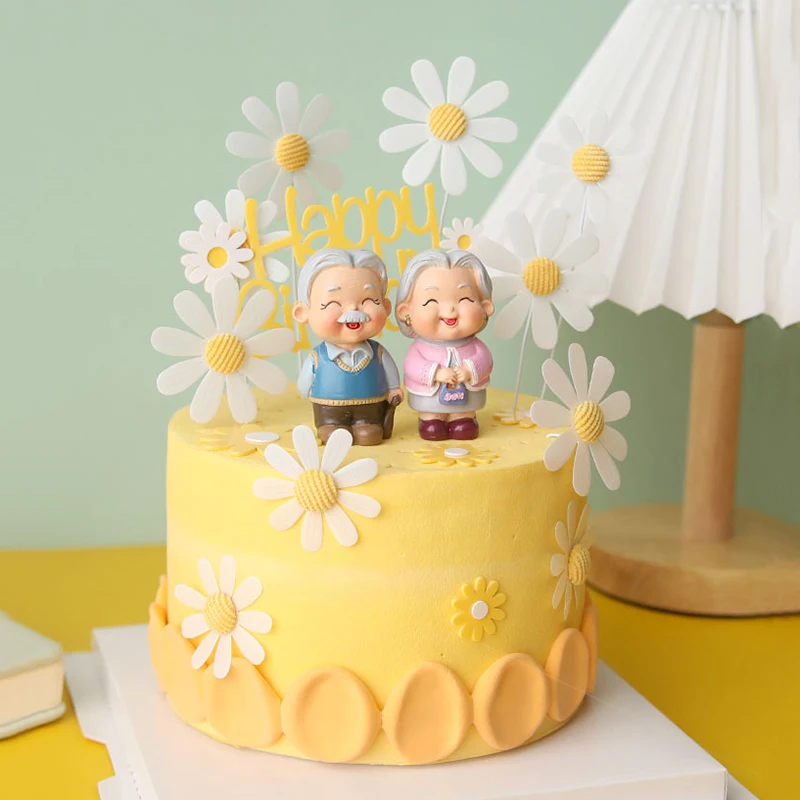 Cupcake Topper Sticks Happy Grandparents Day - Grandma & Grandpa Party ...