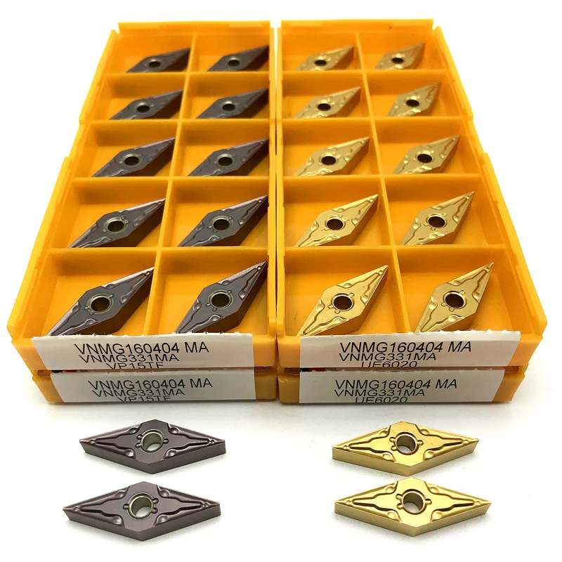VNMG160404 MA VP15TF carbide inserts External Turning Tool Cutting tool CNC inserts VNMG 160404 ...