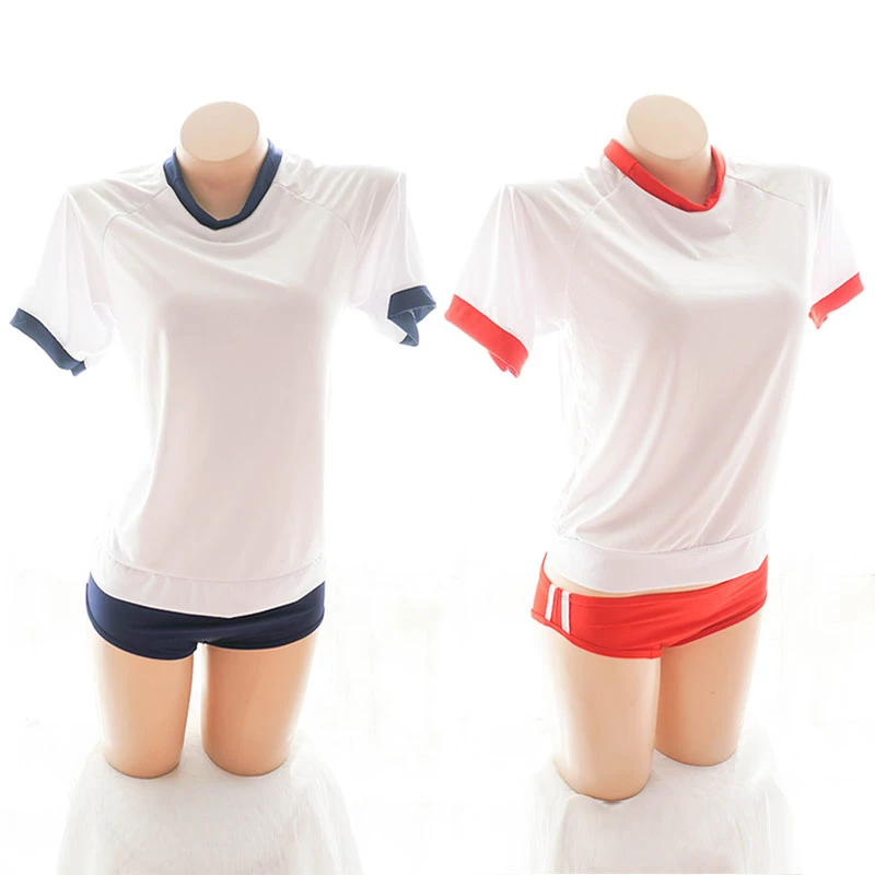 1set-Cute-Japanese-College-Style-Gym-Suit-Workout-Fitness-Clothes ...