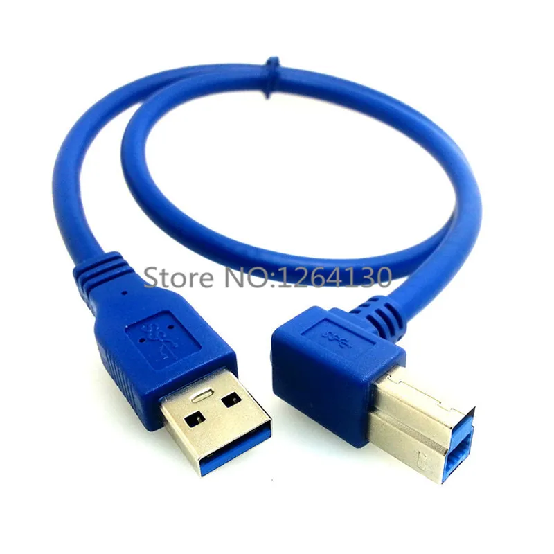 USB 3.0 A Male to Right 90 degree Angle USB3.0 Type B Male Cable AM/BM ...