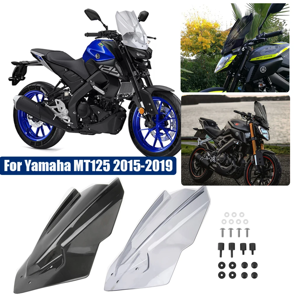 Tall Windshield Windscreen Wind Screen Shield Deflector for Yamaha ...