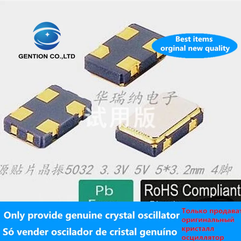5pcs 100% orginal 새로운 활성 SMD 크리스탈 Osc 5032 5X3.2mm 33.333MHZ 33.3333MHZ 33.333M|주방 캐비닛 부품 & 액세사리 ...