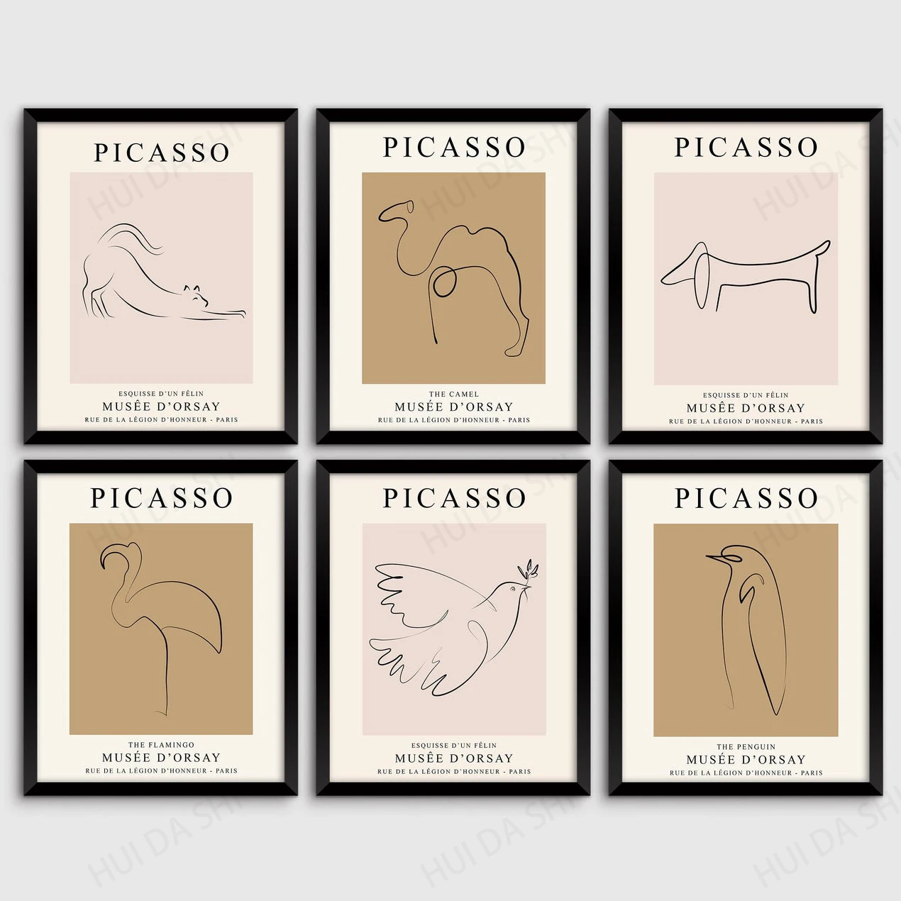 Picasso Animal Sketch