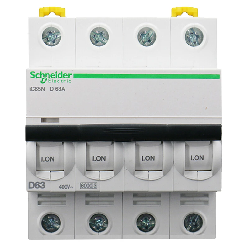 Schneider Mcb Ic65n 3p 4p D 16a 20a 25a 32a 40a 50a 63a Circuit Breaker Air Switch Small ...