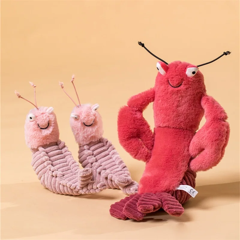 Cute Simulation Crayfish Lovely Sheldon Shrimp Plush Toy Shrimp Stuffed ...