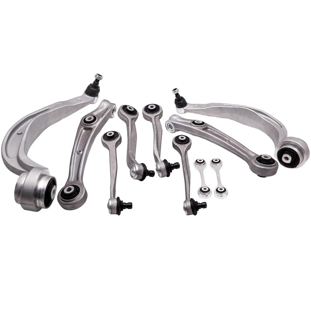 ควบคุมแขน Suspension ชุด UPPER + LOWER ด้านหน้า8K0407151D 8K0407151C ...