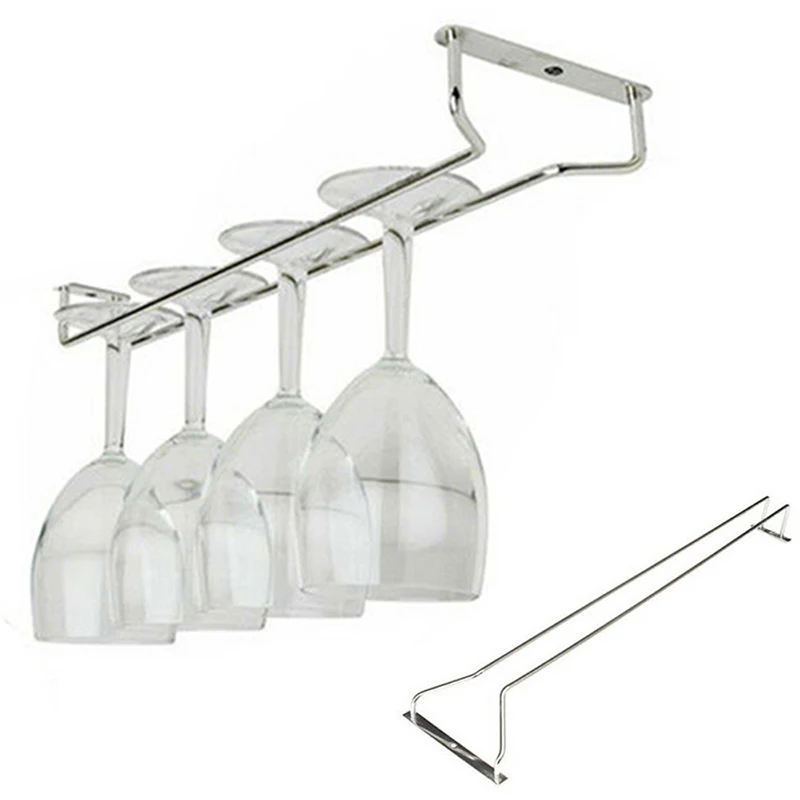 1-Wine-Glasses-Rack-Champagne-Cup-Holder-Stainless-Steel-Hanger-Kitchen ...
