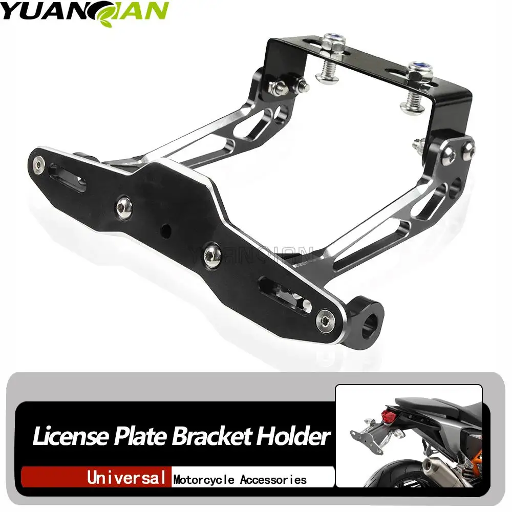 Cnc Universal Light Multi-angle Motorcycle Rear License Plate Mount ...