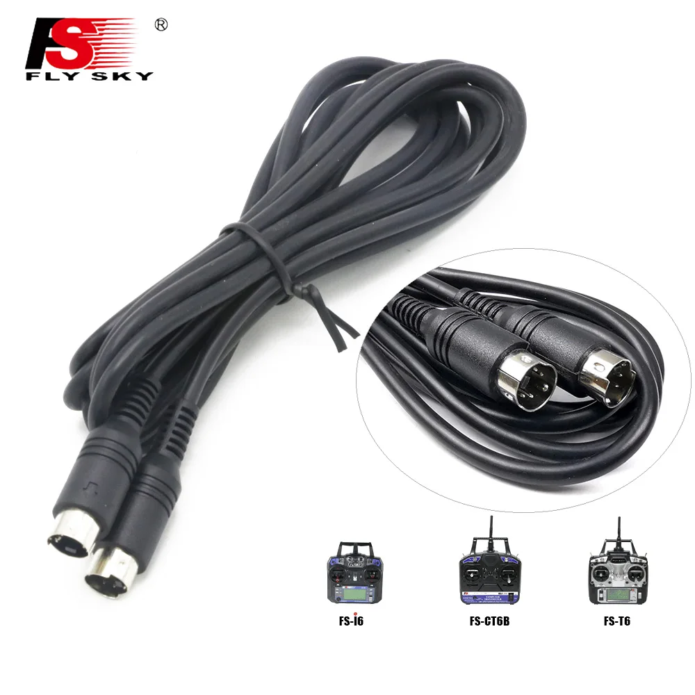 Flysky-Coach-Line-Cable-Compatible-With-FS-I6-I10-T6-Transmitter-Remote ...