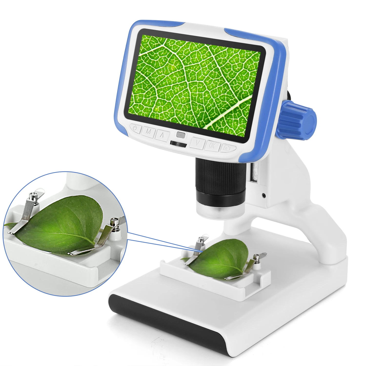 Andonstar Ad205 Digital Desktop Mini Microscope With 5 Inch Lcd Screen ...