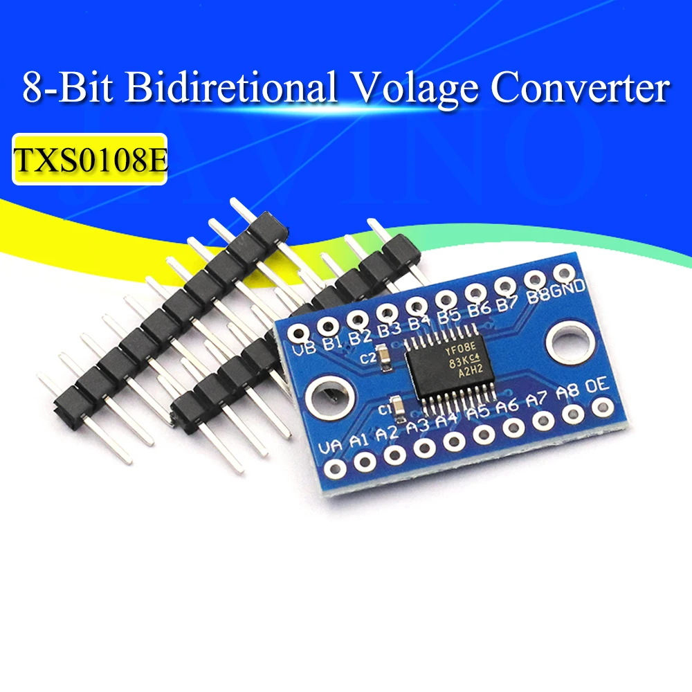 3-3V-5V-TXS0108E-8-Channel-Logic-Level-Bi-directional-Converter-Module ...