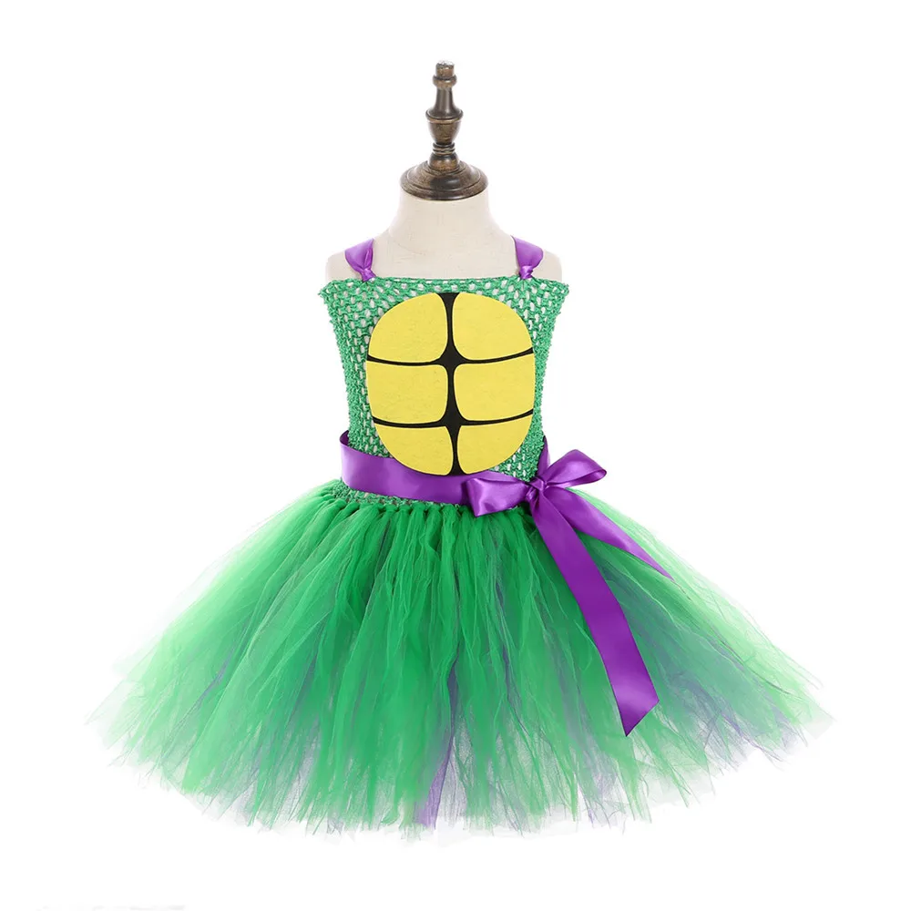 Super Hero Ninja Turtle Princess Costume For Girl - KawaiiMerch.com
