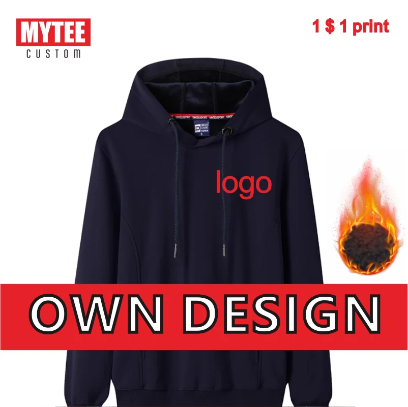 MYTEE-Logo-Angepasst-Winter-herren-Dicke-Hoodie-Sweatshirt-Baumwolle ...