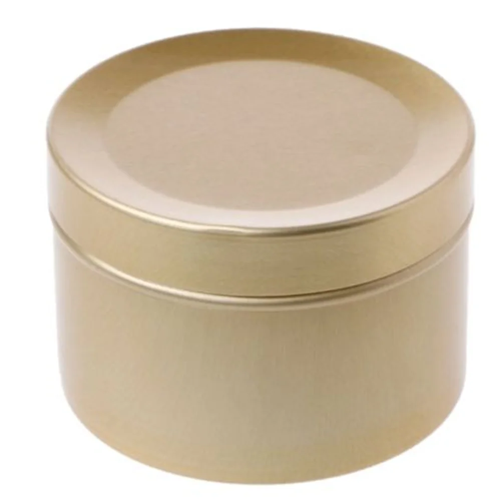 Мини жестяная коробка для хранения чая круглый металлический чехол ...