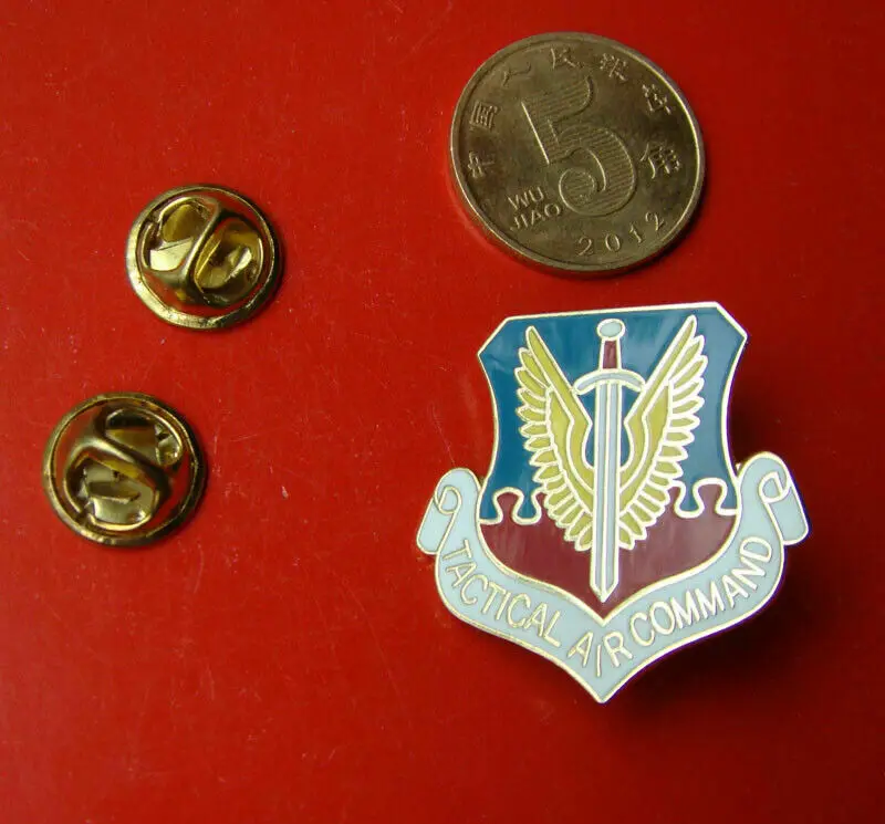 Brooch Badge Hat Pin Colored US Air Force Usaf Air Combat Command ...