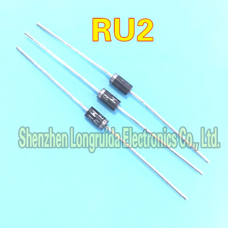 RU2 뉴 라인 1A 고속 복구 다이오드 정류기 다이오드 600V, 10PCS|배터리 액세사리 & 충전 액세사리 ...