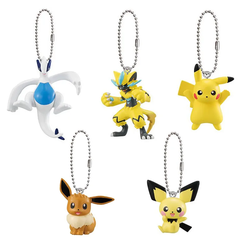 Bandai Pokemon Anime Figures Theater Version Pendant Pikachu Lugia ...
