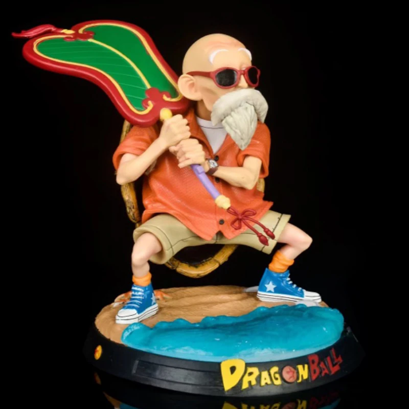Figura DE ACCIÓN DE Kame Sennin, Anime Master Roshi, modelo de abanico ...