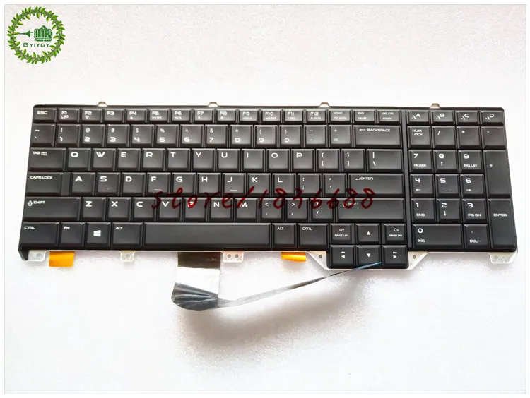GYIYGY Teclado retroiluminado para portátil, accesorio para DELL, US ...