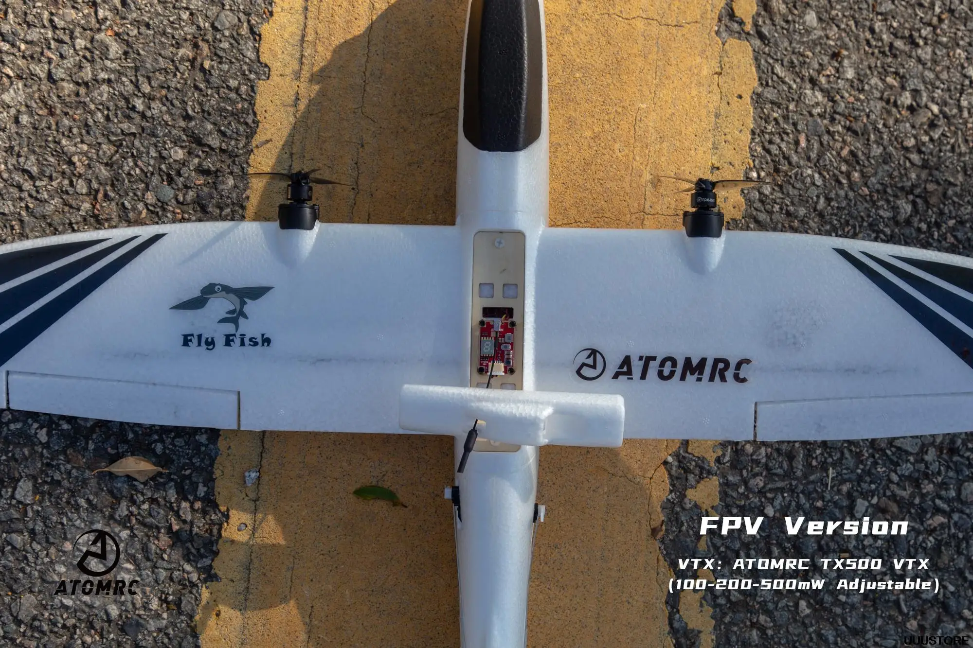 ATOMRC Flying Fish - 650mm Wingspan Fixed Wing Aircraft RC Airplane PN ...