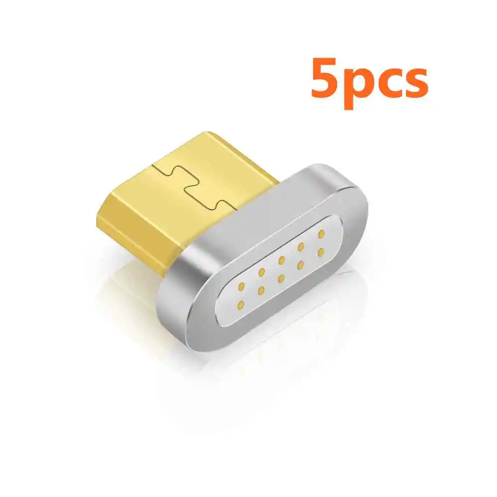 5 шт Магнитный кабель штекер типа C Micro Usb C вилки Быстрая Зарядка