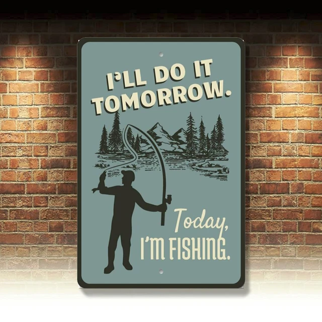 Humorous Fishing Signs