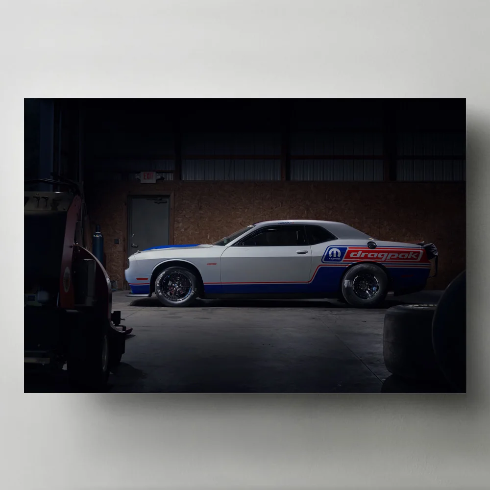 Modern-Canvas-Paintings-Wall-Art-Picture-Tuning-Dodge-Challenger-Muscle ...