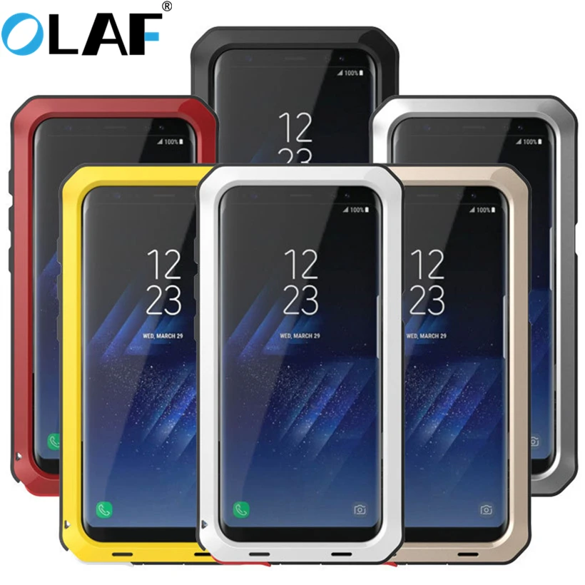 Full Heavy Duty Protection Armor Metal Phone Case For Samsung Galaxy ...