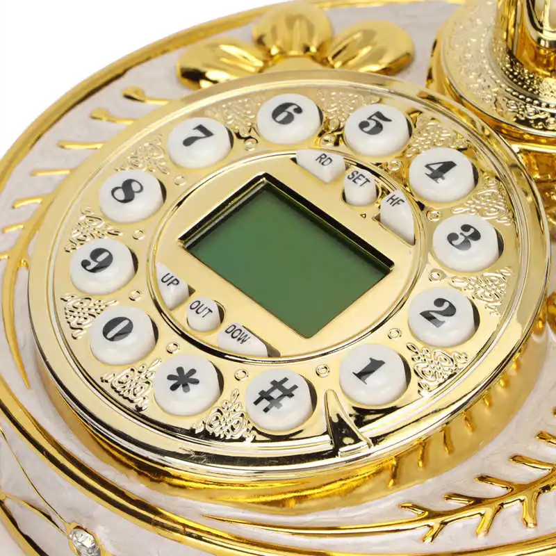 Electronics & Accessories Telephones & Handsets Rhinestone Rotary ...