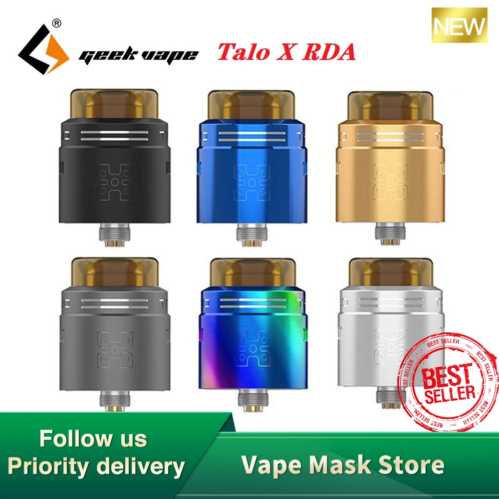 Original Geekvape Talo X RDA 24mm Rebuildable Atomizer for Squonk Mod ...