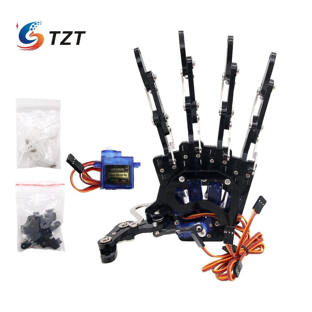 Industrial Robot Parts Assembled Robot Mechanical Claw Arm Five Fingers ...