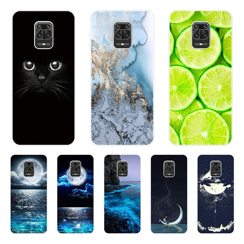 For-Xiaomi-Redmi-Note-9-Pro-Case-Pattern-Painted-Soft-TPU-Silicone ...