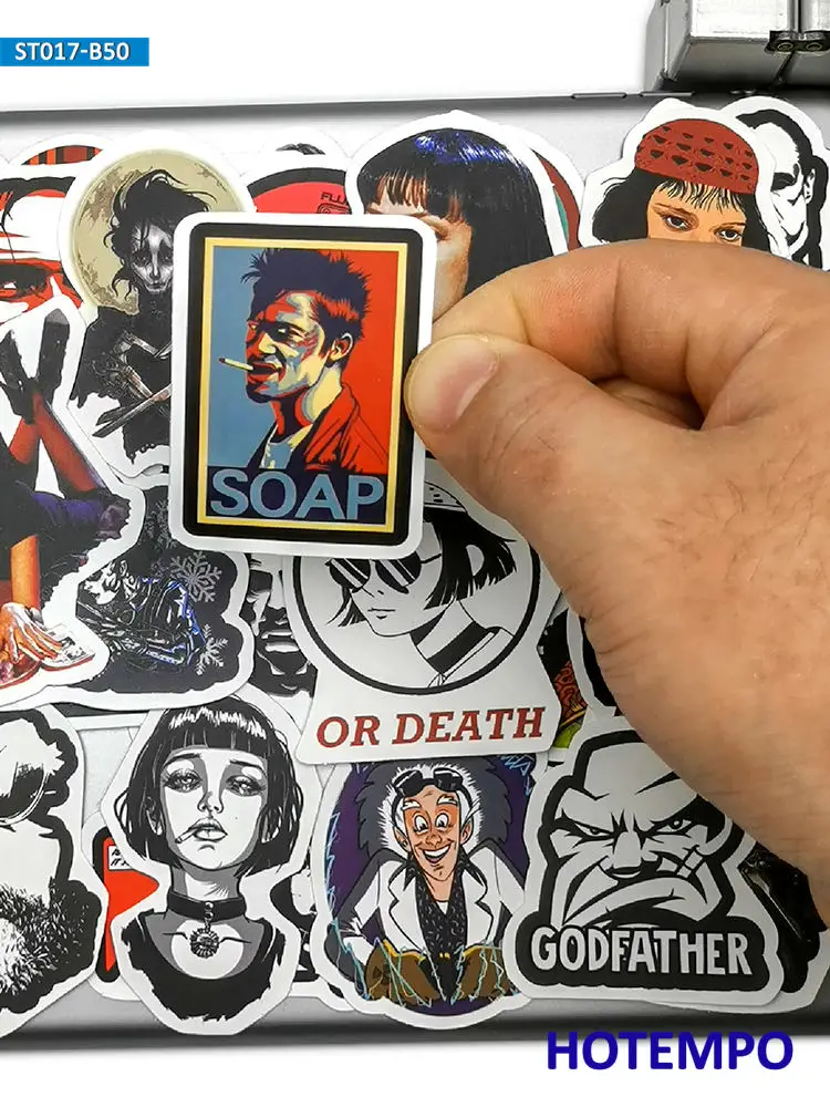 50PCS-Classic-Movie-Stickers-Retro-Fashion-Mixed-Graffiti-Decals-for ...