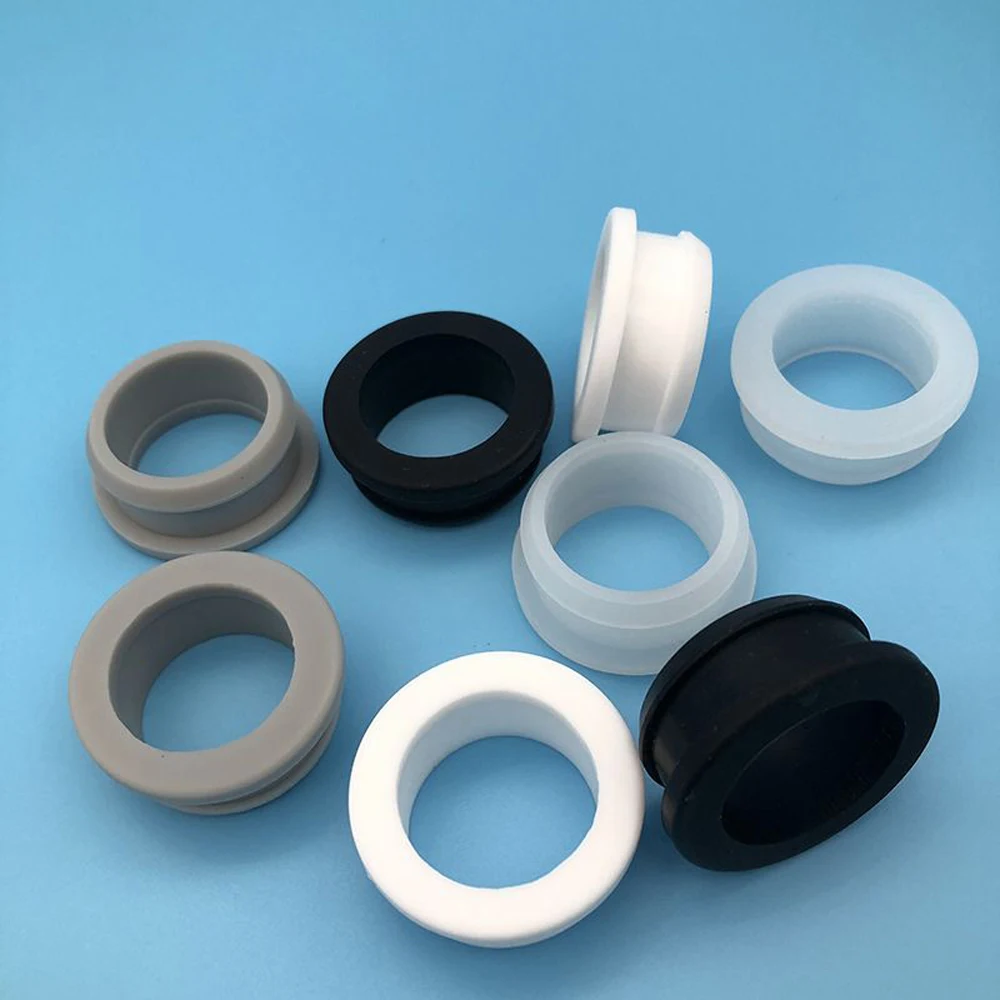 10pcs-2mm-30mm-Silicone-Rubber-Snap-on-Grommet-Hole-Plugs-Bung-Cable ...