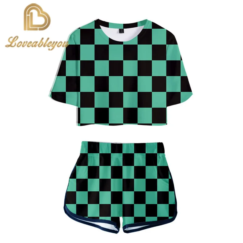 Demon Slayer: Kimetsu No Yaiba Tanjiro Checkered Girls Soft