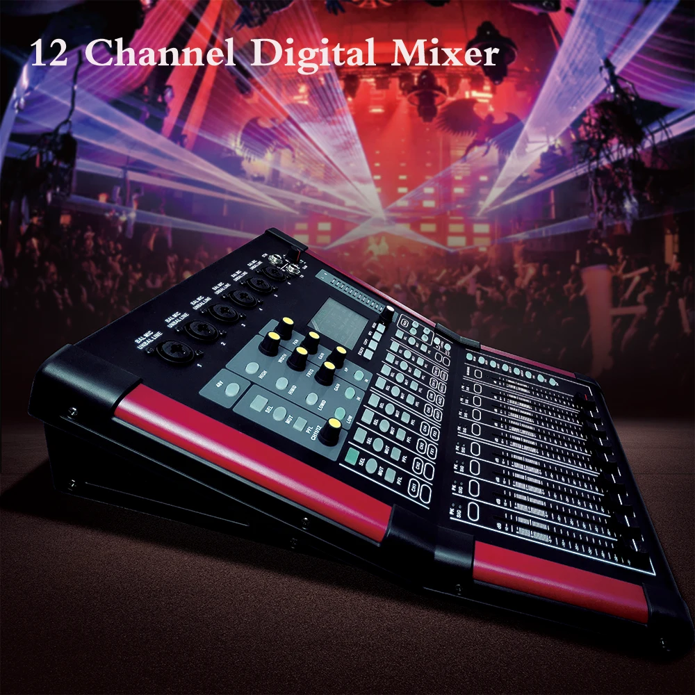 Professional Dj Digital Audio Mixer | 12 Channel Digital Audio Mixer ...