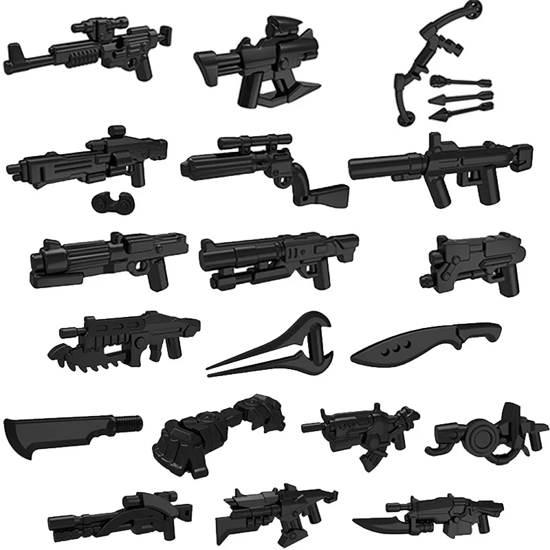 10-pcs-lot-Star-Science-Fiction-Mini-War-Future-Weapons-Guns-Knife ...