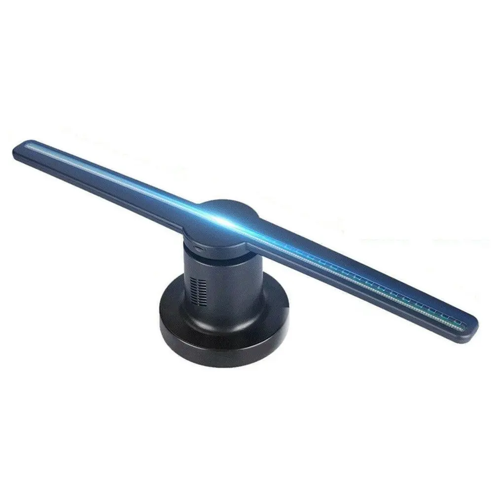 3d 홀로그램 Led 팬 프로젝터 광고 플레이어 홀로그램 프로젝션 라이트 회전 이미징 램프 비디오 이미지 홀로그램 디스플레이advertising Lights